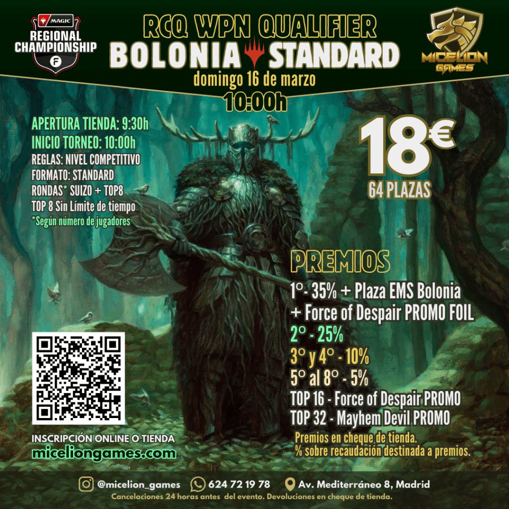 Inscripción Torneo RCQ MTG | Micelion Games