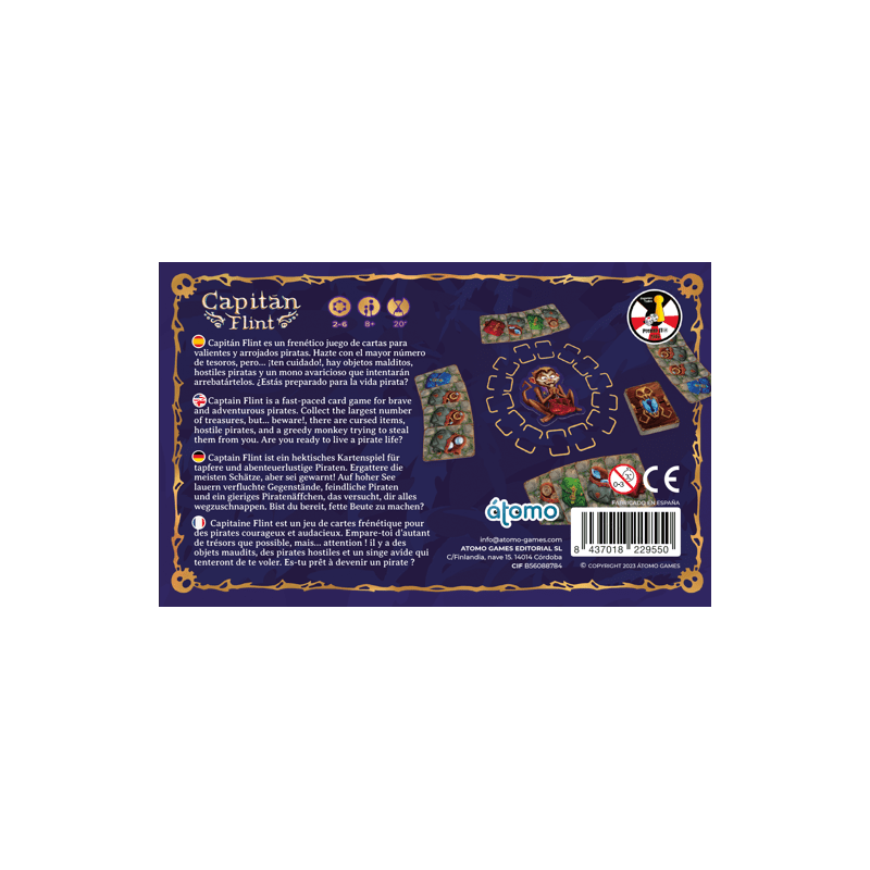 CAPITAN FLINT 2ª EDICION - Átomo games | Micelion Games