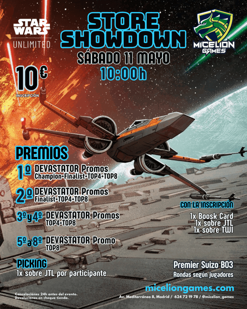 Inscripción SWU Store Showdown | Micelion Games