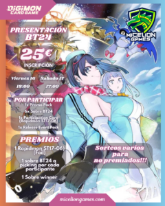 DIGIMON PRESENTACIONES BT24 TIME STRANGER | Micelion Games