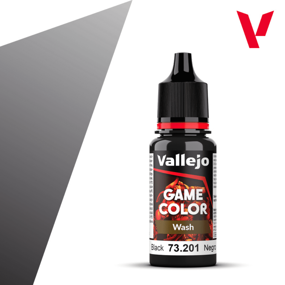 GAME COLOR WASH- VALLEJO-73.201- Negro | Micelion Games